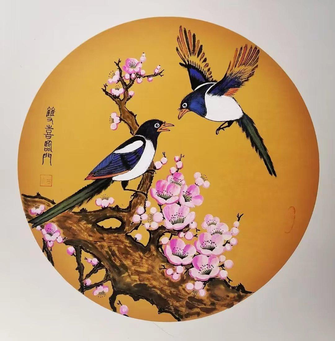 Appreciation of works of famous calligrapher and painter Jin Haihong ...