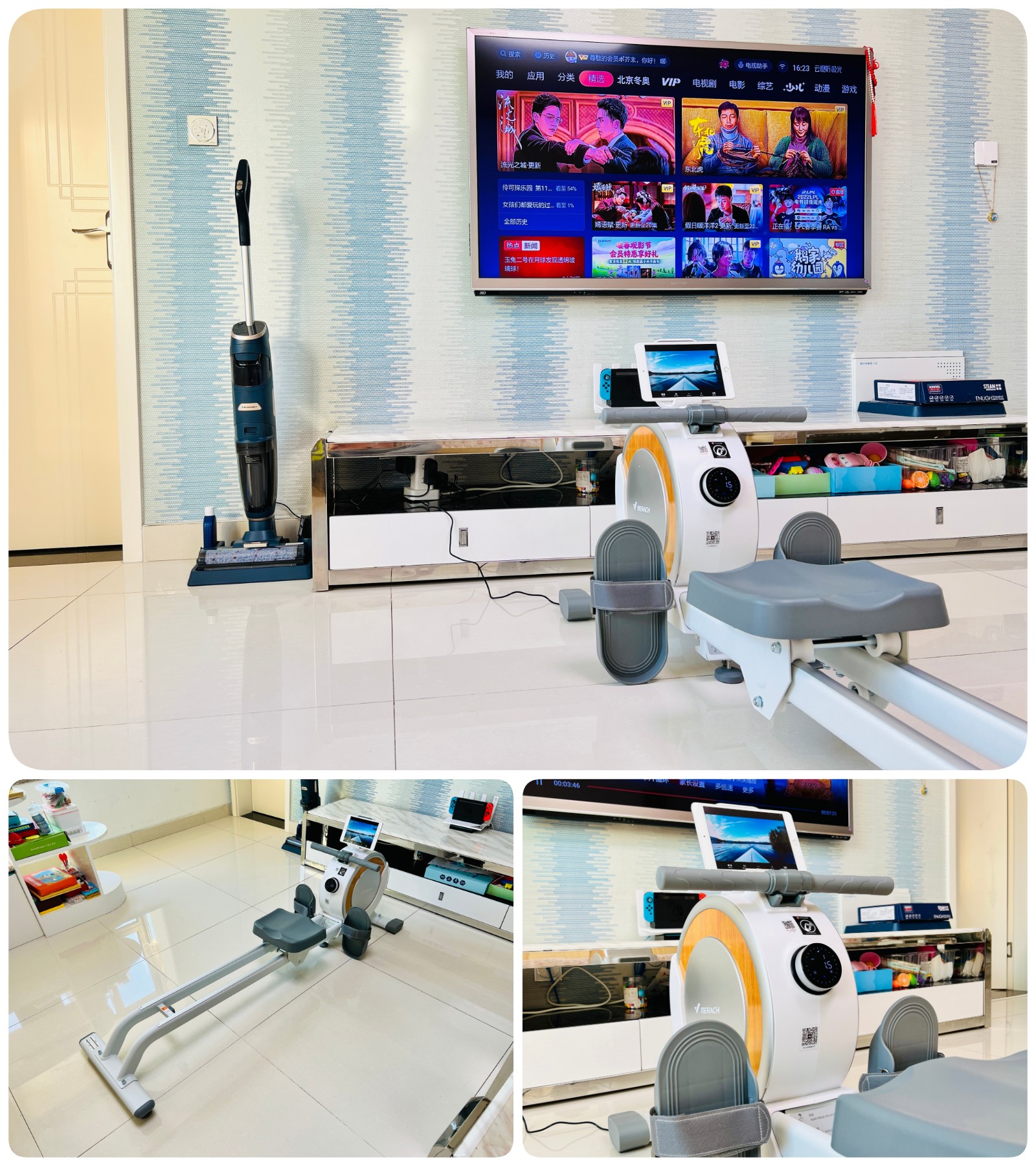 Can rowing be so fun?Merrick Smart Reluctance Rowing Machine Q1 Live ...