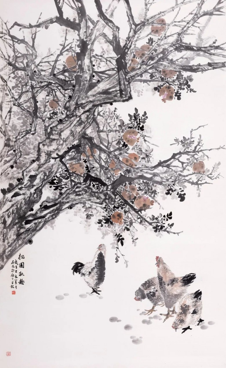 Contemporary famous artist Shi Lei's traditional Chinese painting art ...