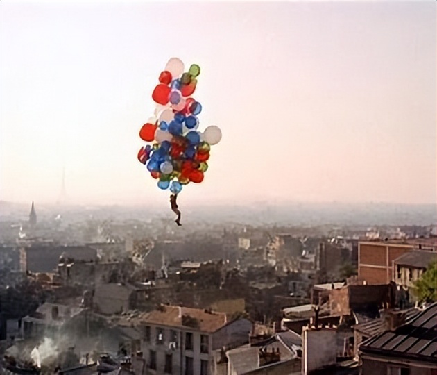 Like a star, the red balloon caught Pascal's attention, and their ...