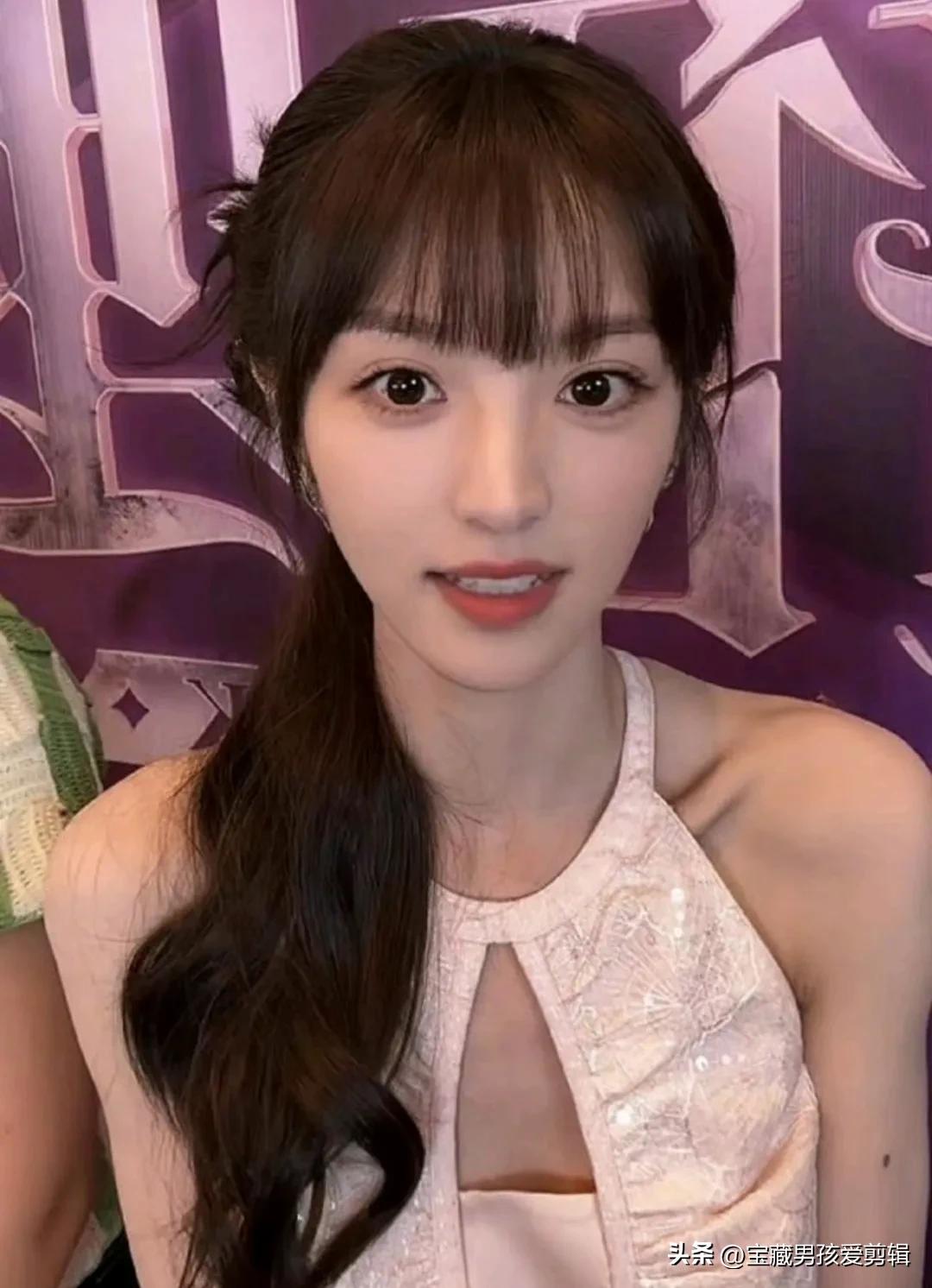 Tian Xiwei: Who said that a girl with a bun face must have a chubby ...