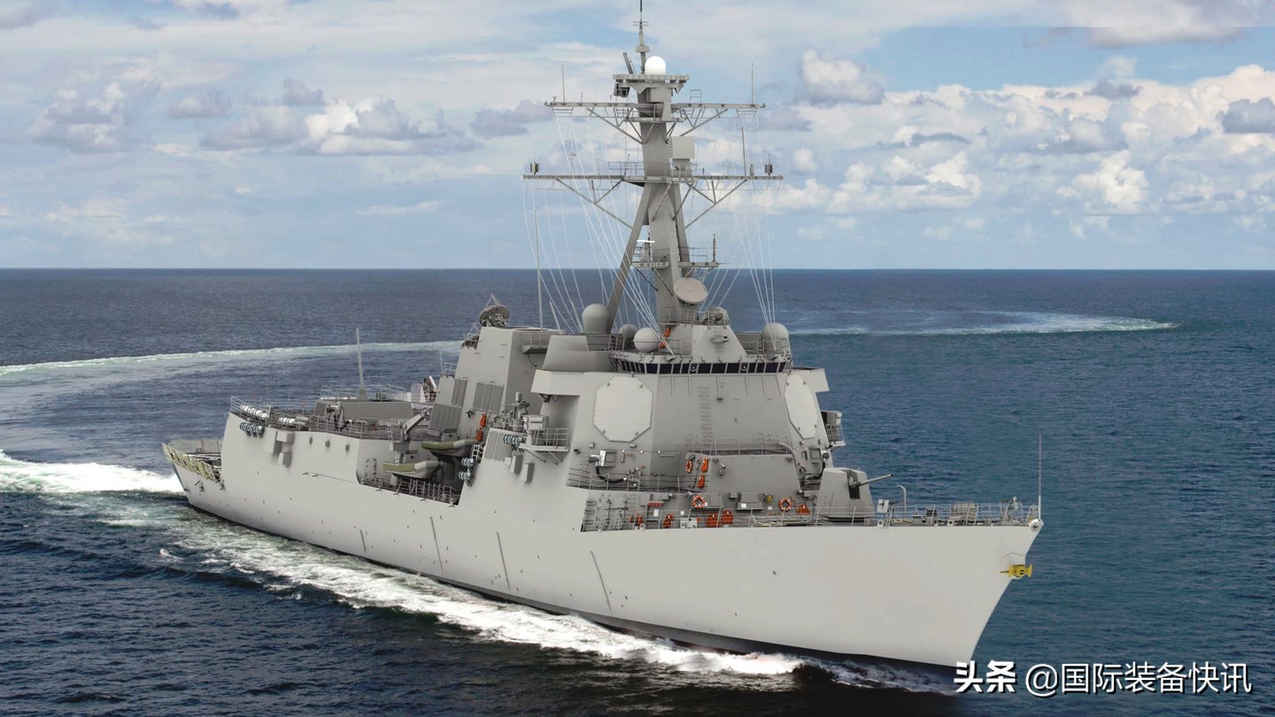 The U.S. Navy's next-generation destroyer configuration is exposed for ...