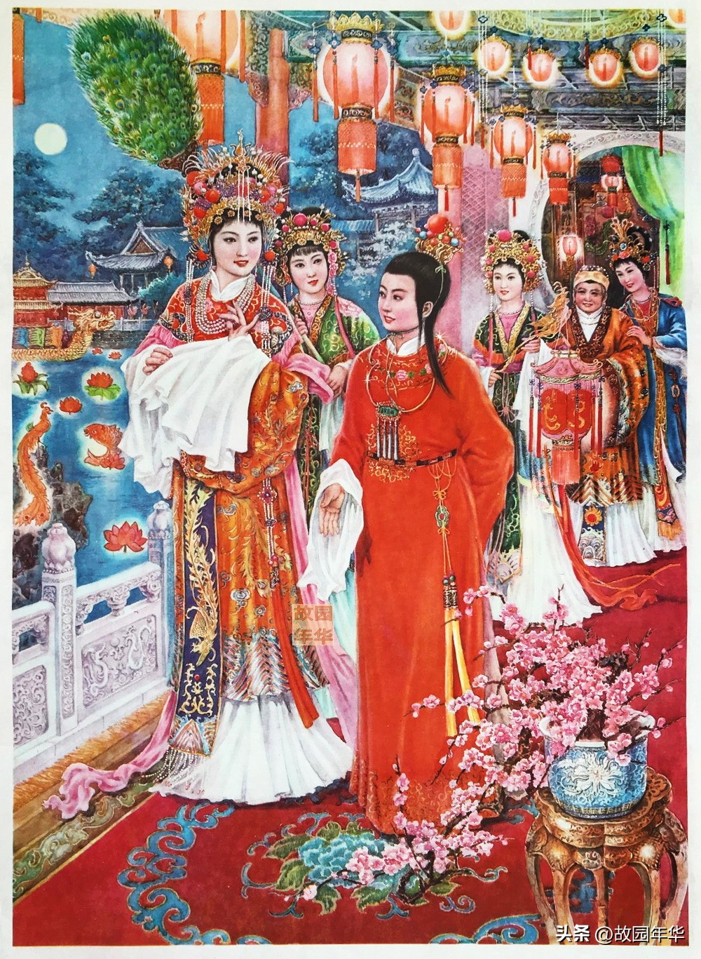Appreciation of the classical New Year paintings by the famous artist Gao Jingbo, the painting ...