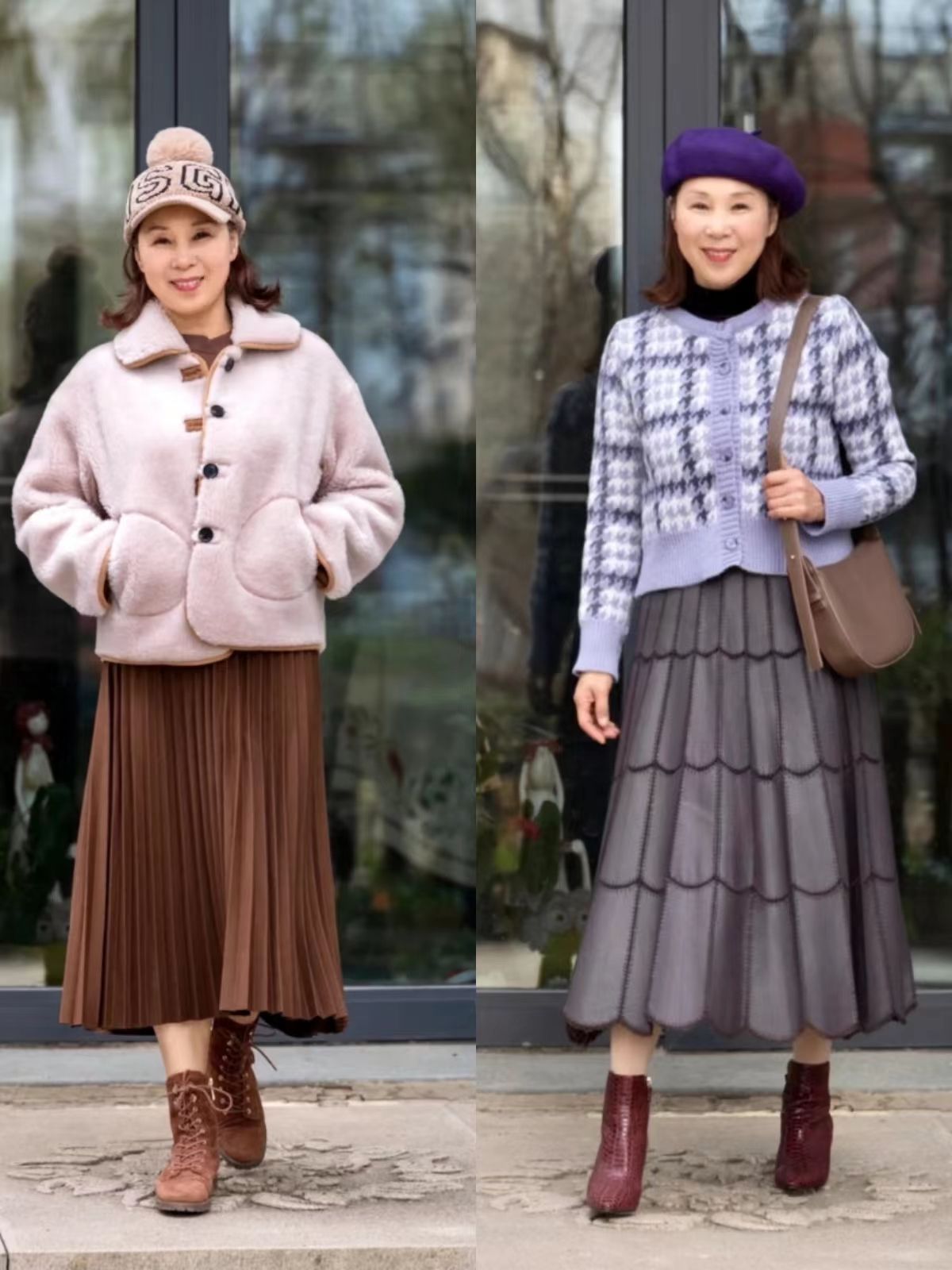 The elegant aunt who really "ages too slowly": she dresses up properly ...