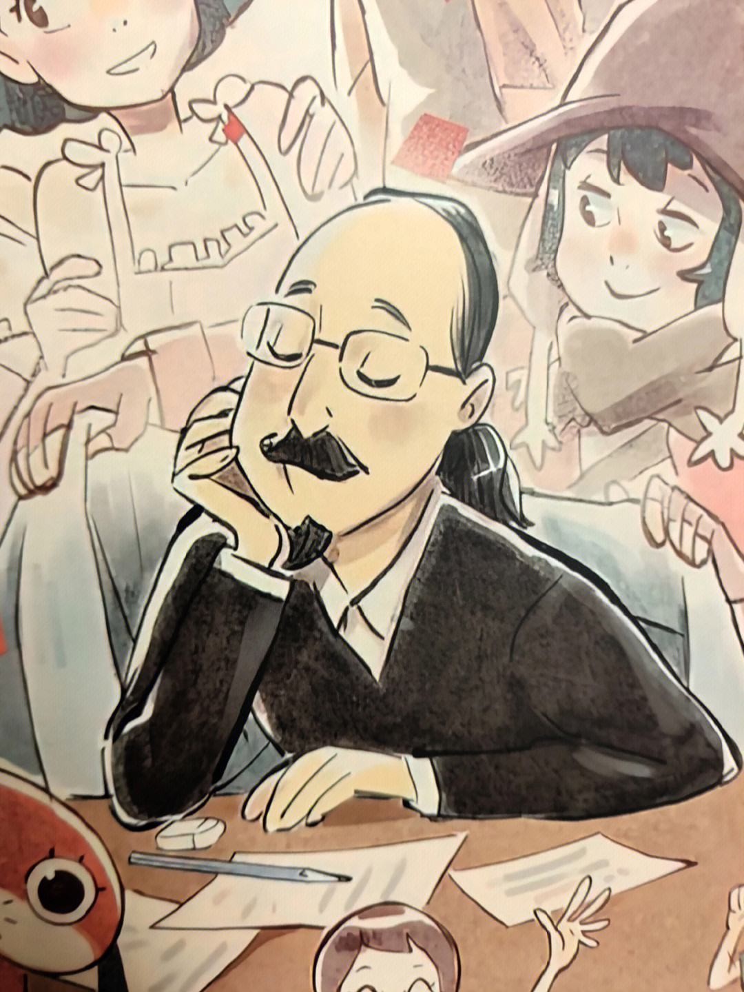 Japanese animator Kontoshi, how does the composition of his works show ...