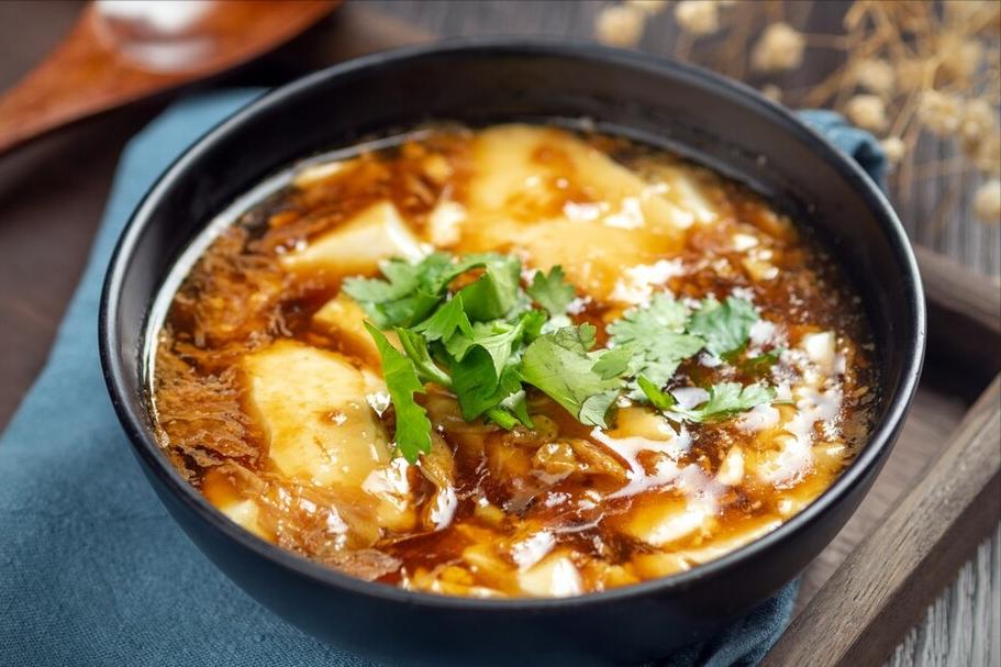 Homemade tofu brain, a pot of beans, fragrant, smooth and delicate ...