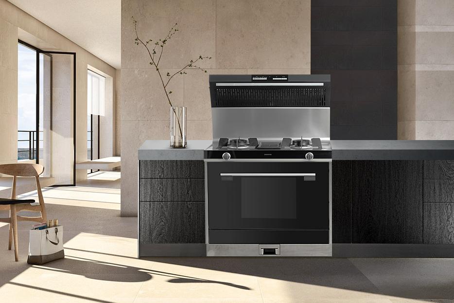 Cooking is not stuffy! Integrated stove helps you keep cool and prepare ...