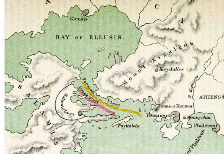The earliest large-scale naval battle in the world, how was the Salamis ...
