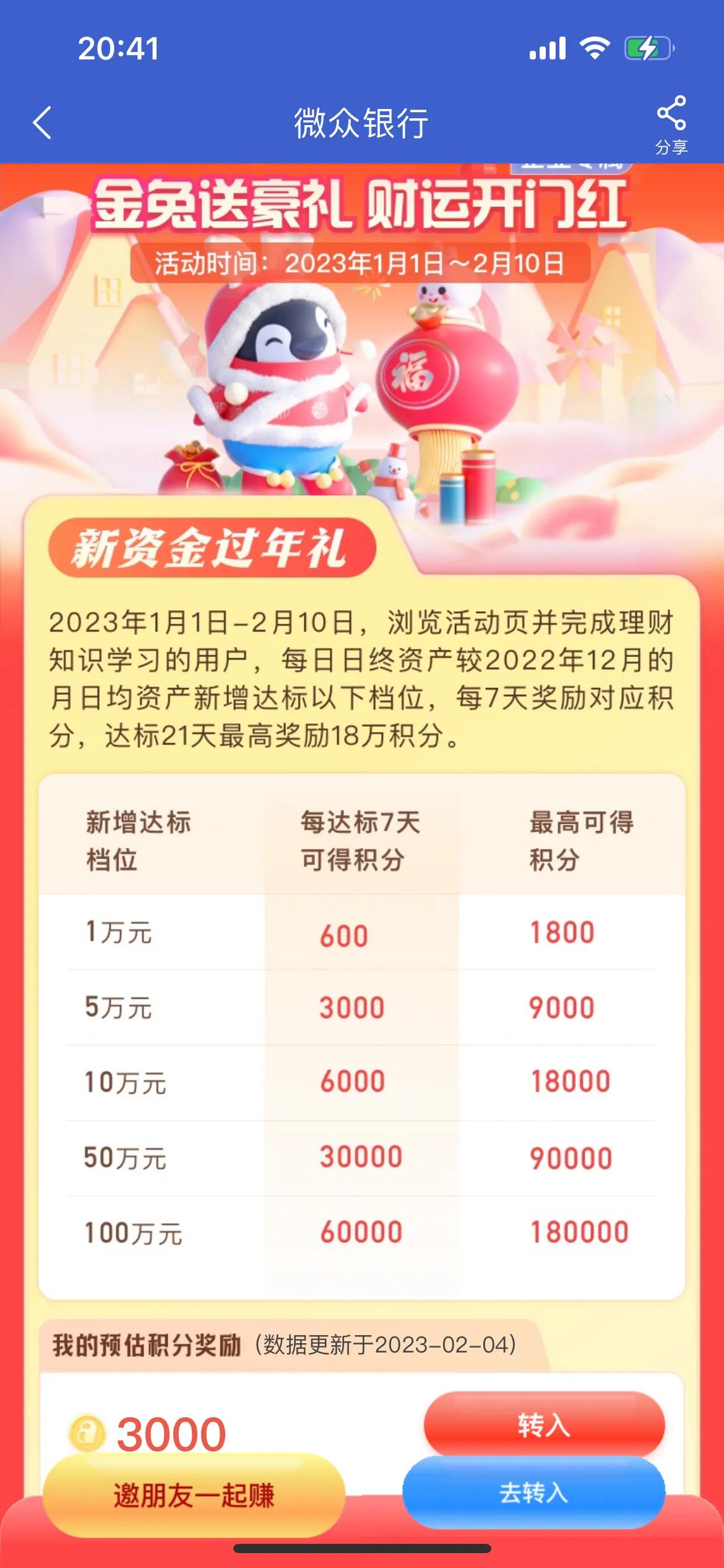 Tencent WeBank's February event is here -- up to 2,000 JD cards, and points to get - iNEWS