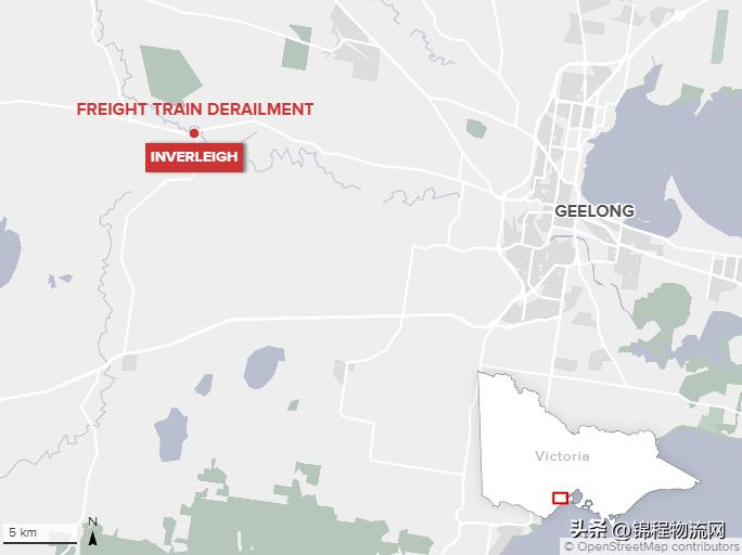 Freight lines are closed!Freight train derails, dozens of containers ...