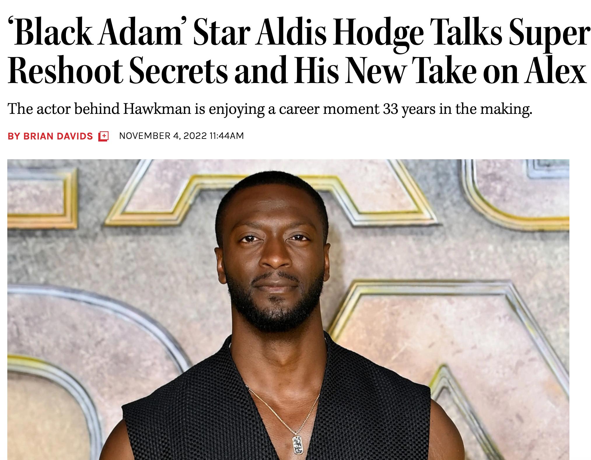 Davis likes the setting of 'Black Adam', Hodge has a chance to join ...