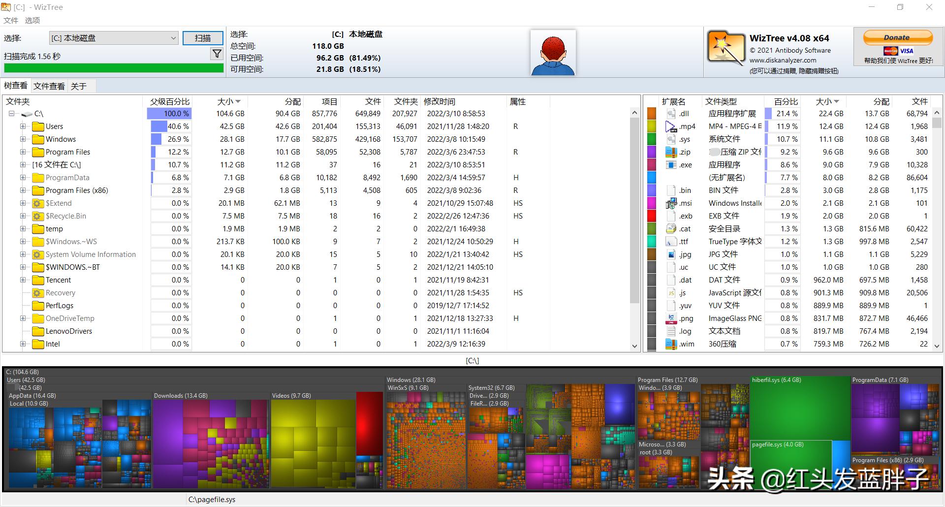 What Exactly Is Filling Up The Diska Hard Disk Space Analyzer Wiztree