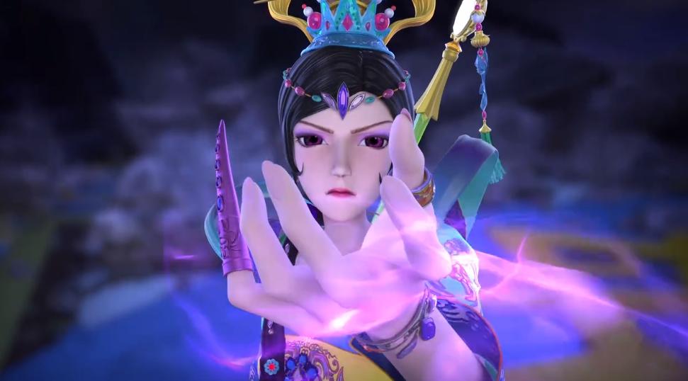 The five imitation movements in Ye Luoli, Princess Love lifts the veil ...