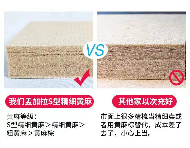 Essential jute mattress for kids room, ceiling in mattress - iNEWS