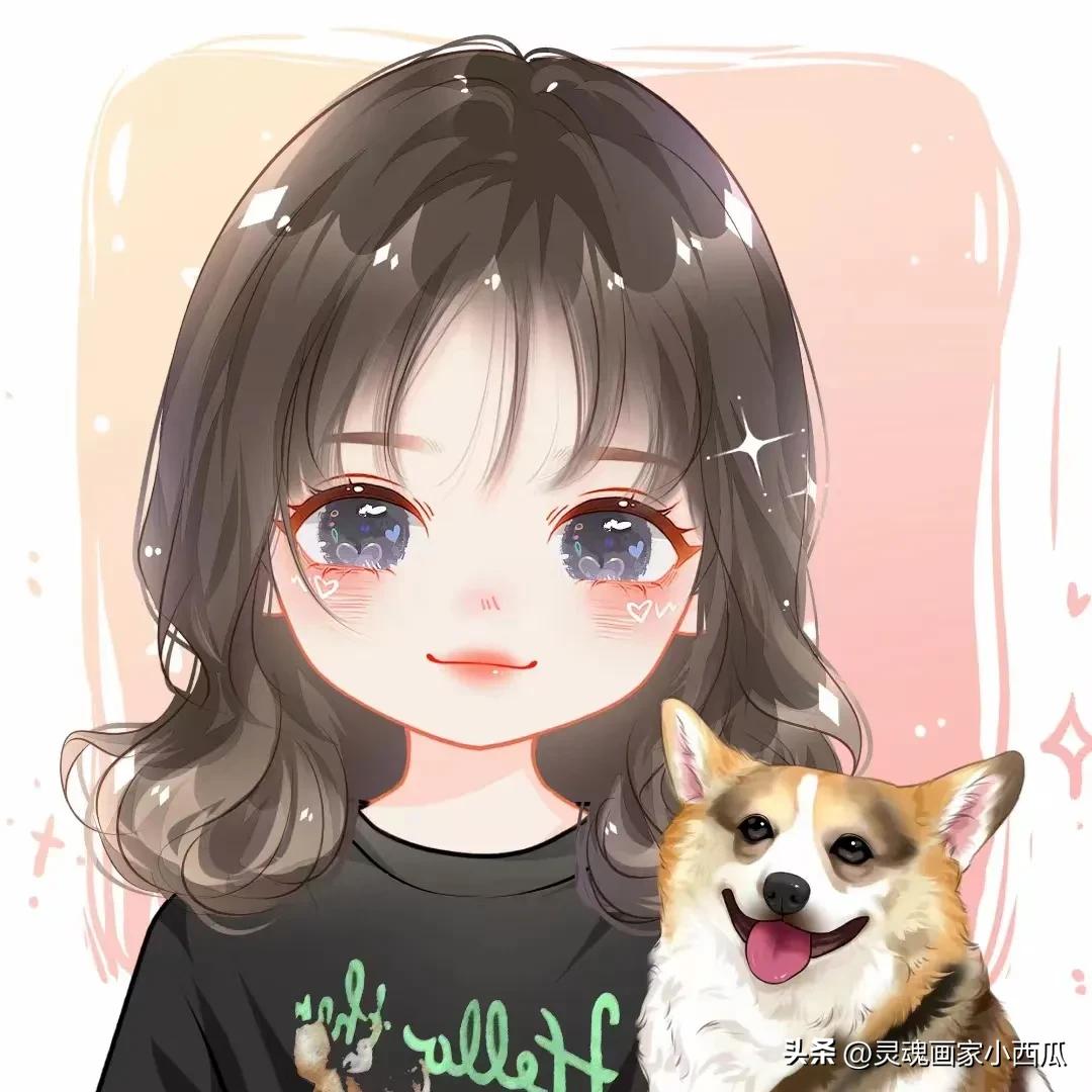 Change your avatar, the hand-painted cartoon style avatar looks playful ...