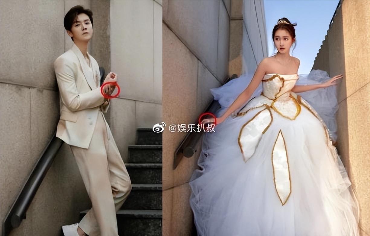 Luhan and Guan Xiaotong officially announced to receive the certificate ...
