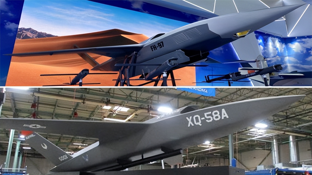 Chinese version of loyal wingman!FH97A UAV is similar to J-20, and the ...