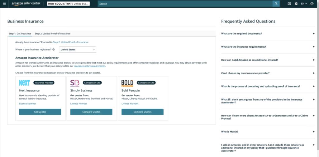 Insurance Requirements for Amazon Sellers: Frequently Asked Questions ...