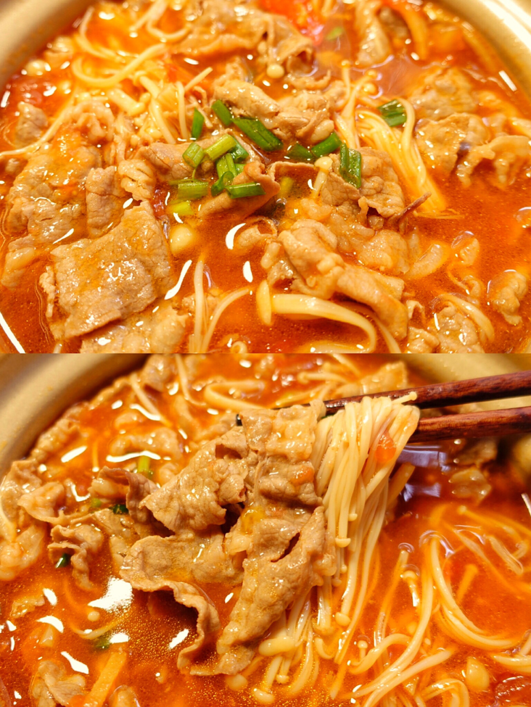 The tomato fat beef stew is a hundred times more delicious than hot pot ...