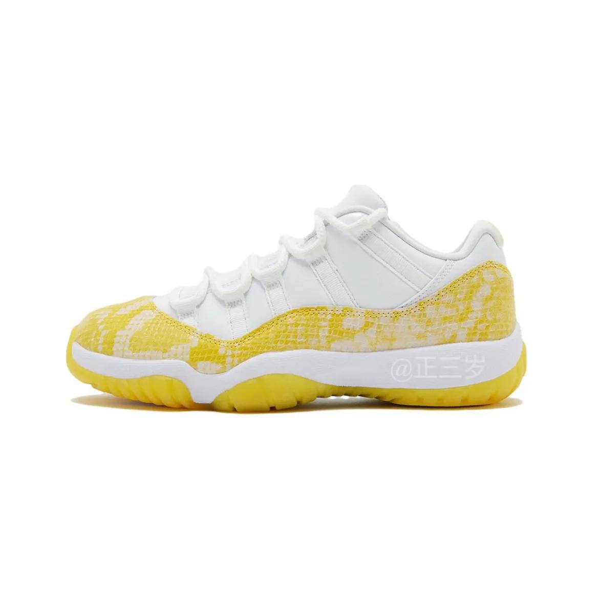The classic is back! AJ11 Low "yellow snake print"! - iNEWS