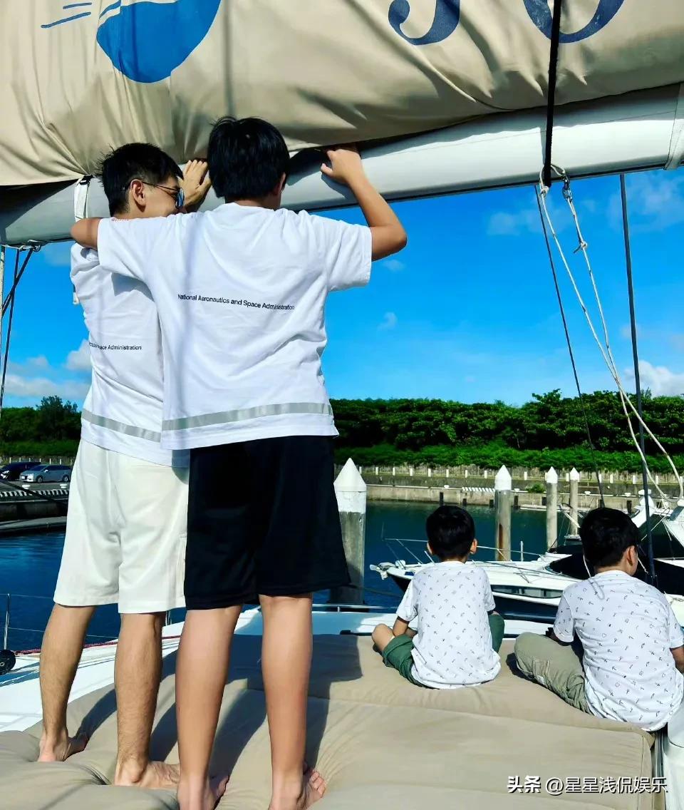 Jimmy Lin celebrates his son's birthday with photos. 13-year-old Kimi ...