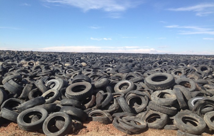 Kuwait imported waste tires, but they are thrown into the desert, why ...
