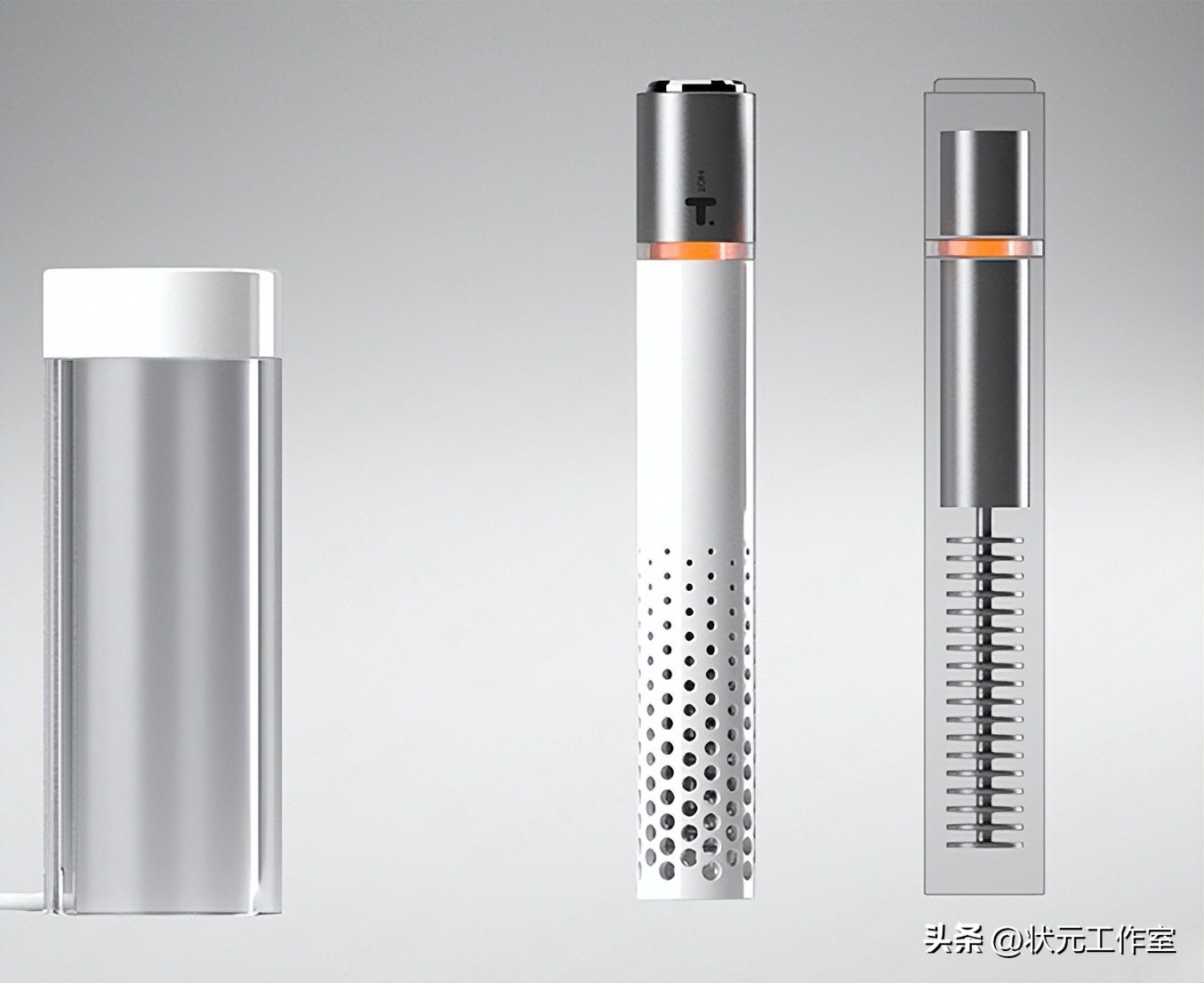 Fan creative design C4D modeling product appearance design industrial renderings rendering ...