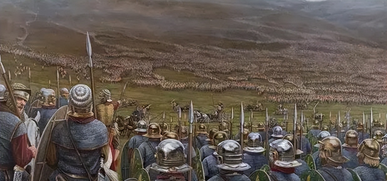 In 83 AD, how did the Celtic allied forces use the terrain to ...