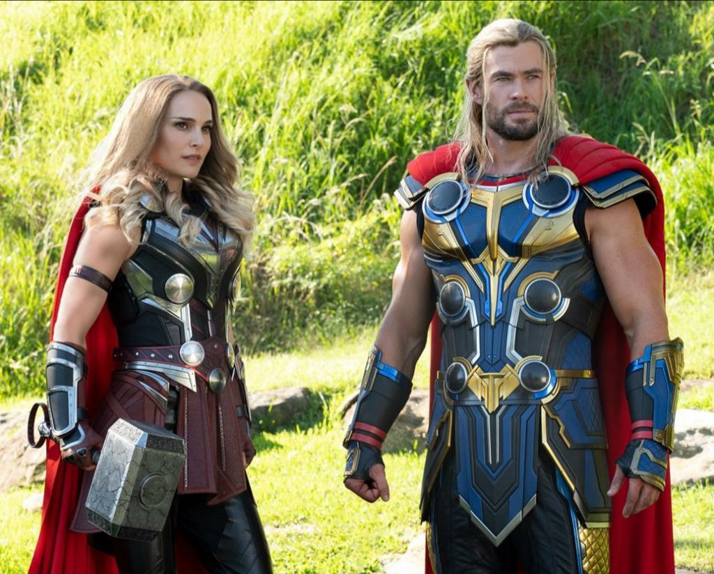 "Thor 4" "The Goddess of Thor" exposes arm muscle lines again - iNEWS