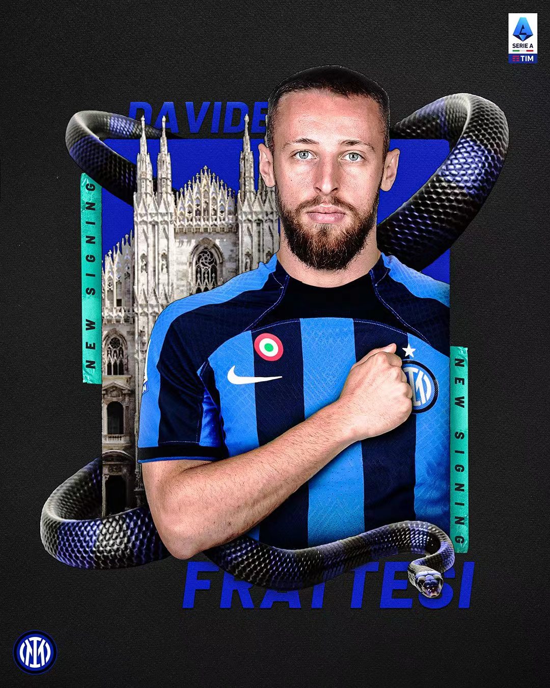 Fratesi is here! Joining Inter Milan, AC Milan lost a new midfield star ...