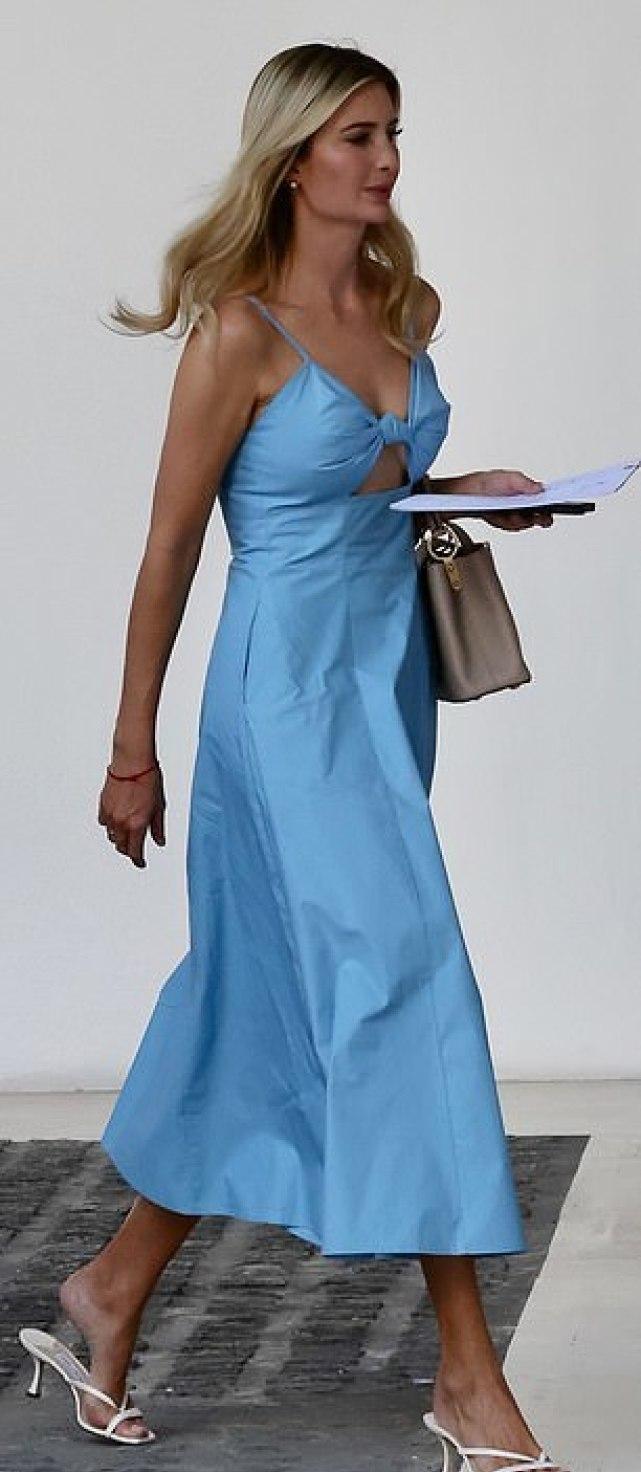 41-year-old Ivanka is stunning for the first time in a long time ...