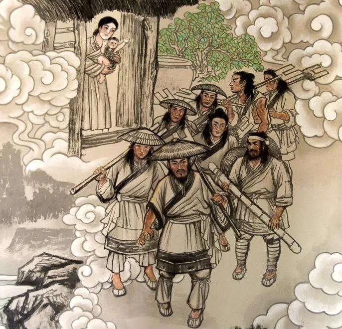 Historical story: Dayu entered the Tushan clan, and managed the flood ...