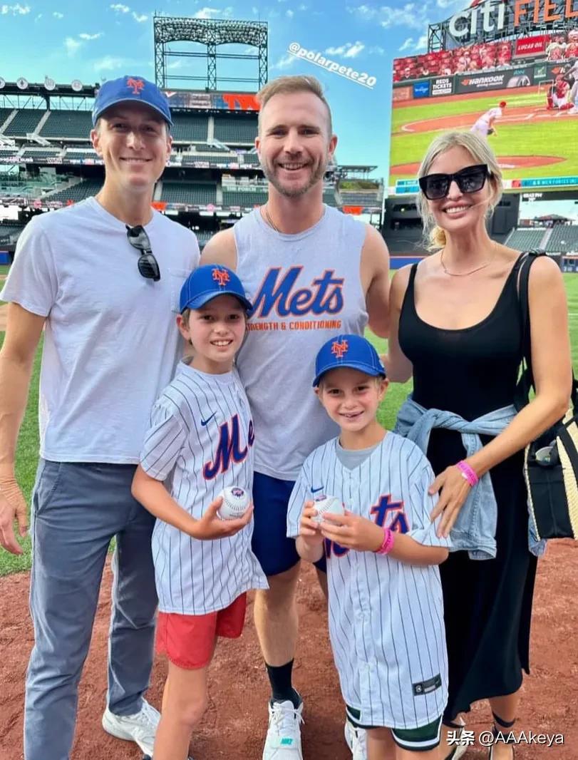 Ivanka's family watched a baseball game, but Arabella, who can sing ...