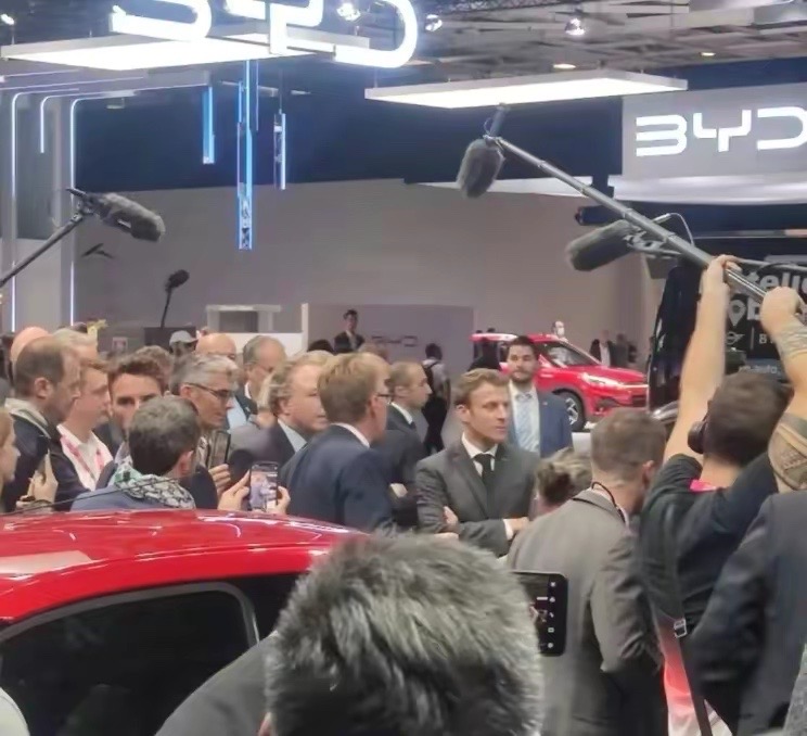 BYD Paris Auto Show attracts Macron, domestic new energy vehicles will ...