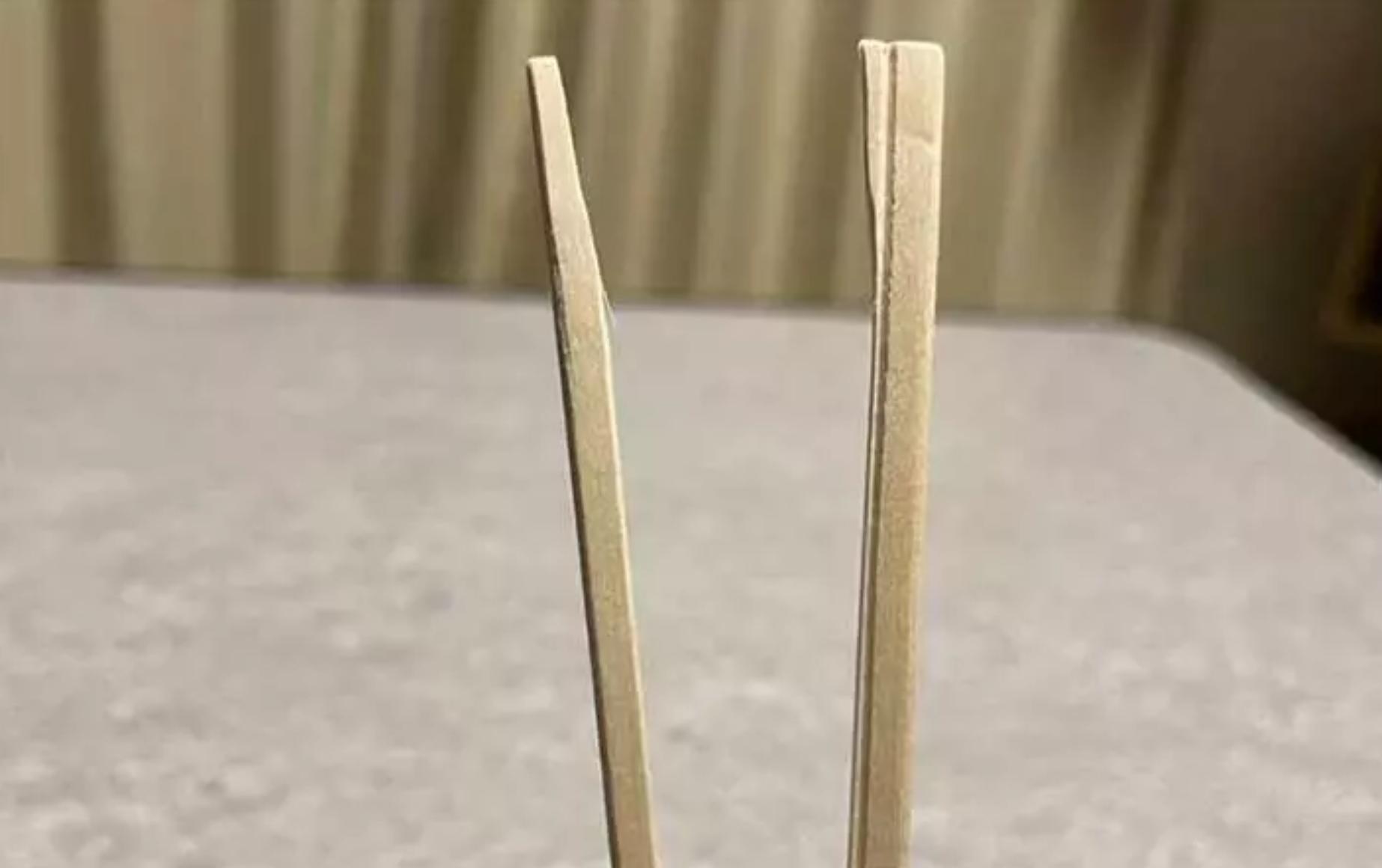 Disposable chopsticks are always uneven after opening? Share a simple ...