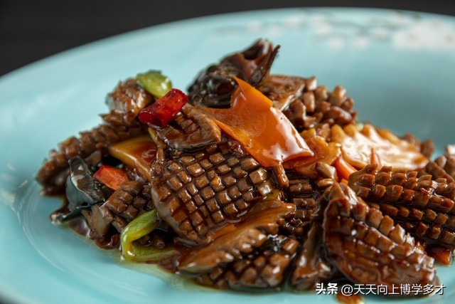 The third of Jinan traditional food - Stir-fried kidney flower (a ...