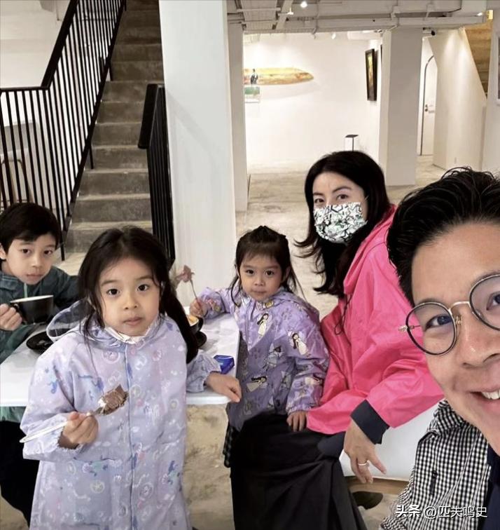 Guo Jingjing took her 3 children shopping alone, without a bodyguard ...