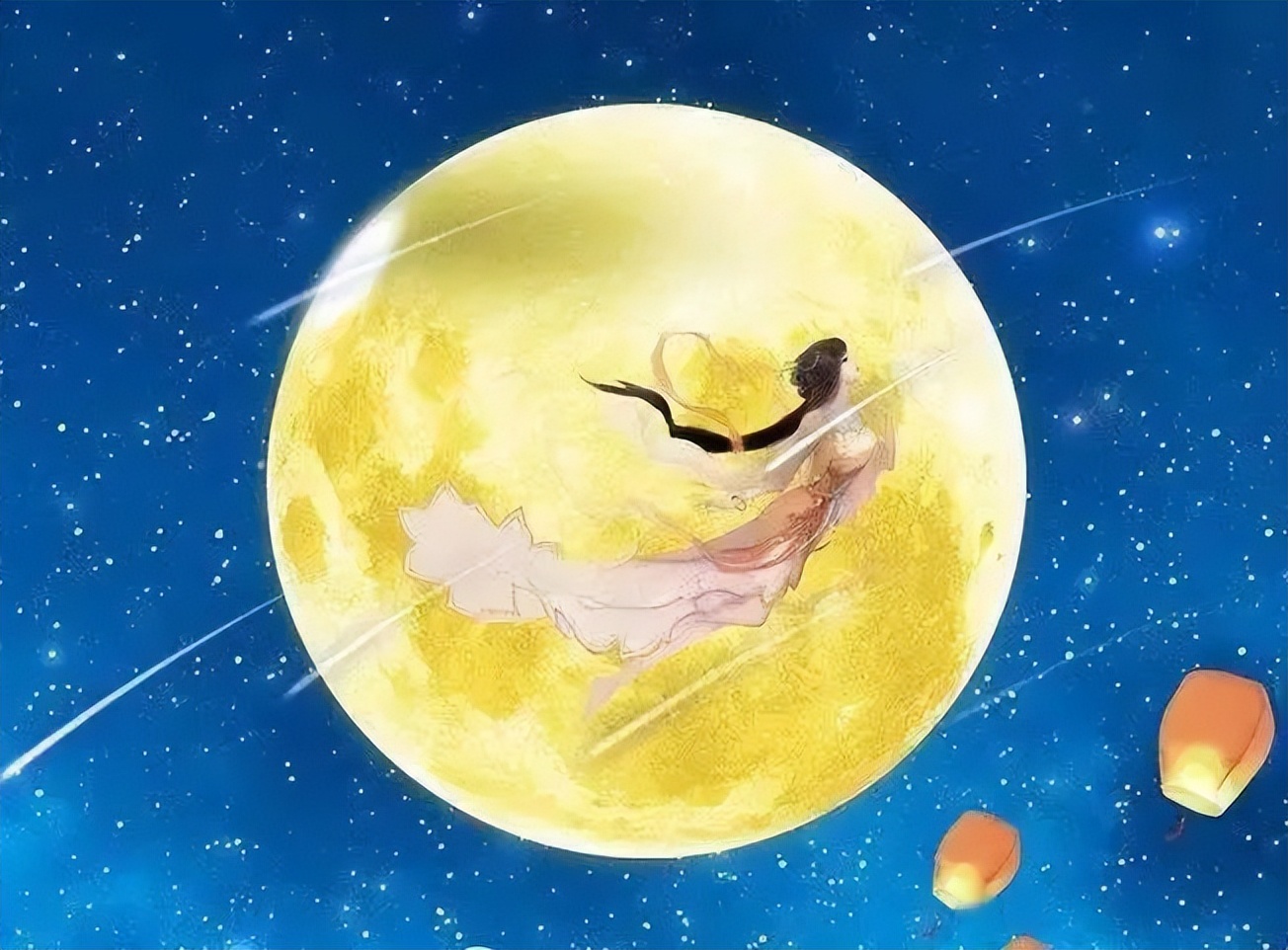 The wind and the moon are floating on the curtain, and the cool light ...