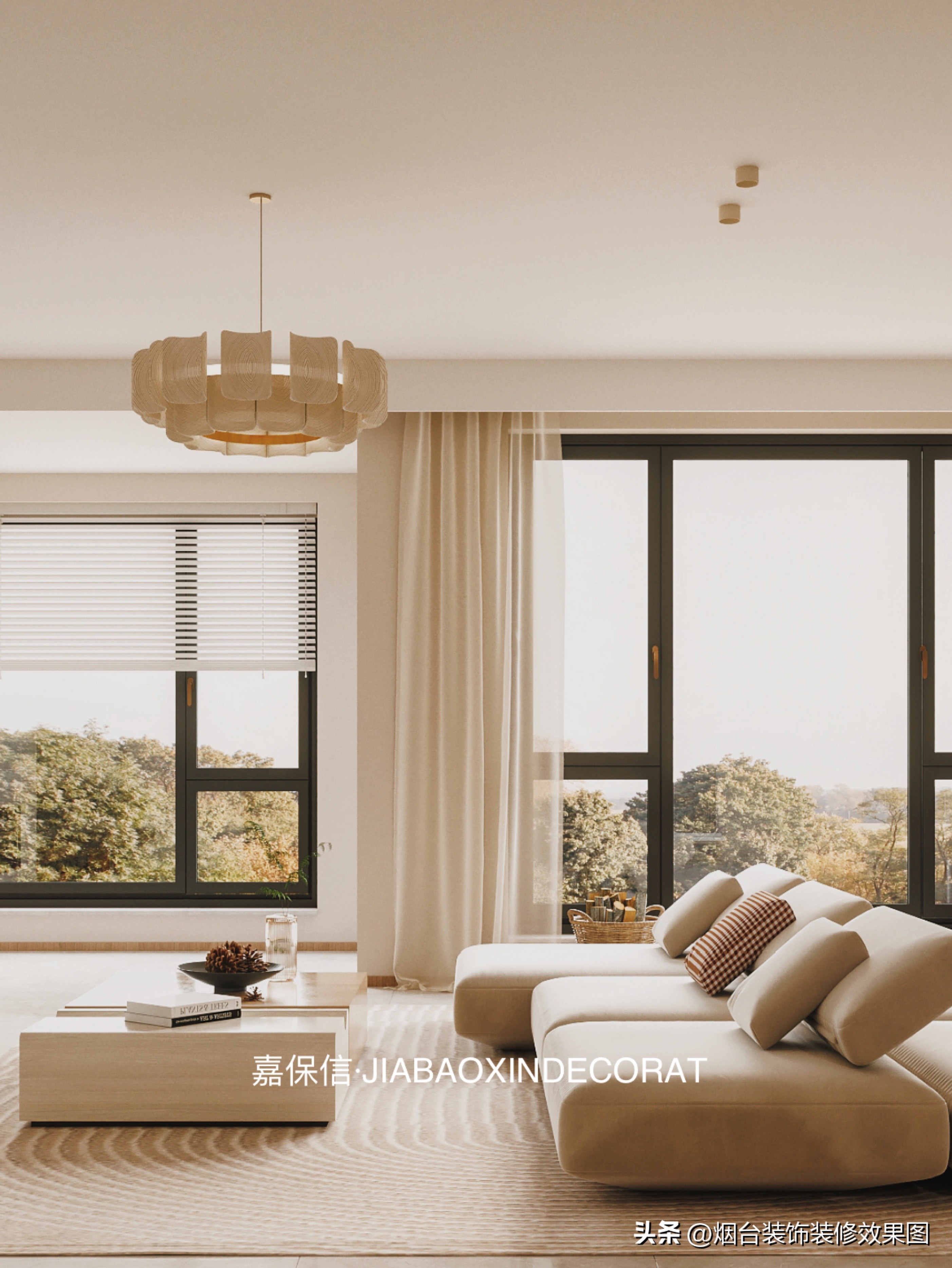 "Cuihushanxiao" 158 square meters of modern decoration, elegant and ...