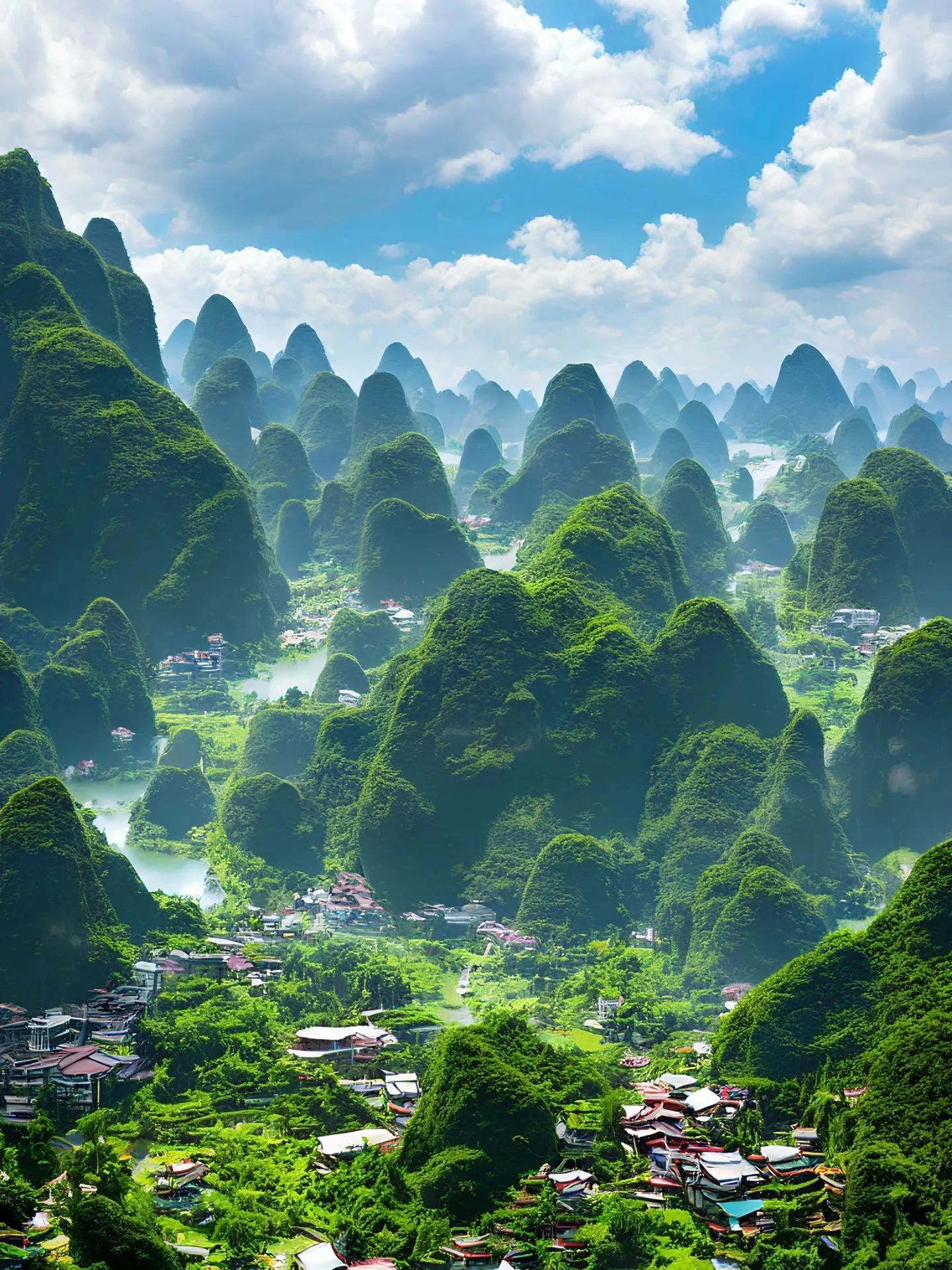 Painting ~ Landscape of Guilin - iNEWS