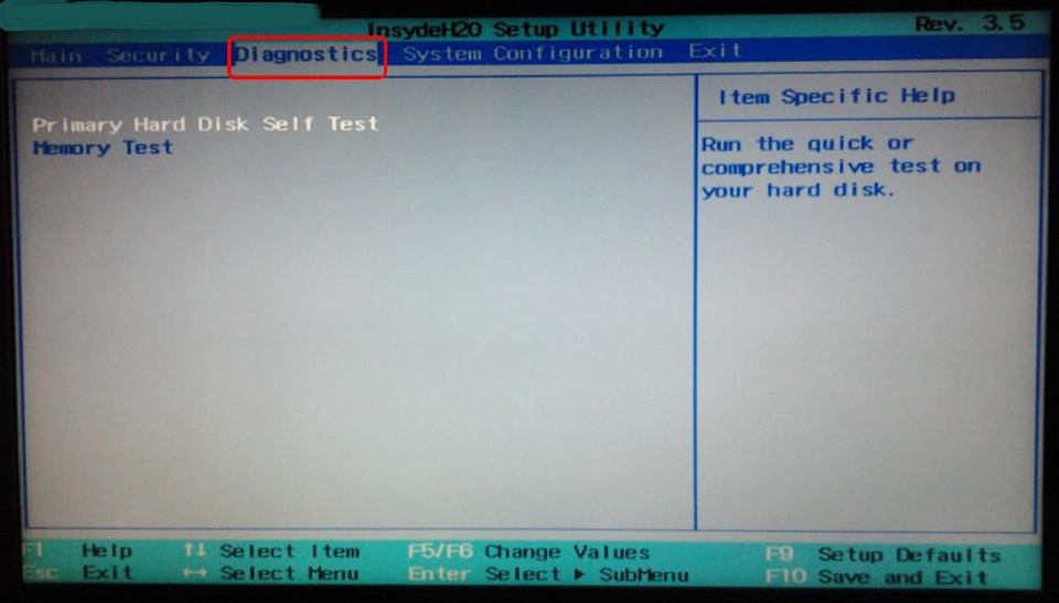 InsydeH2O Bios of common BIOS interface - iNEWS