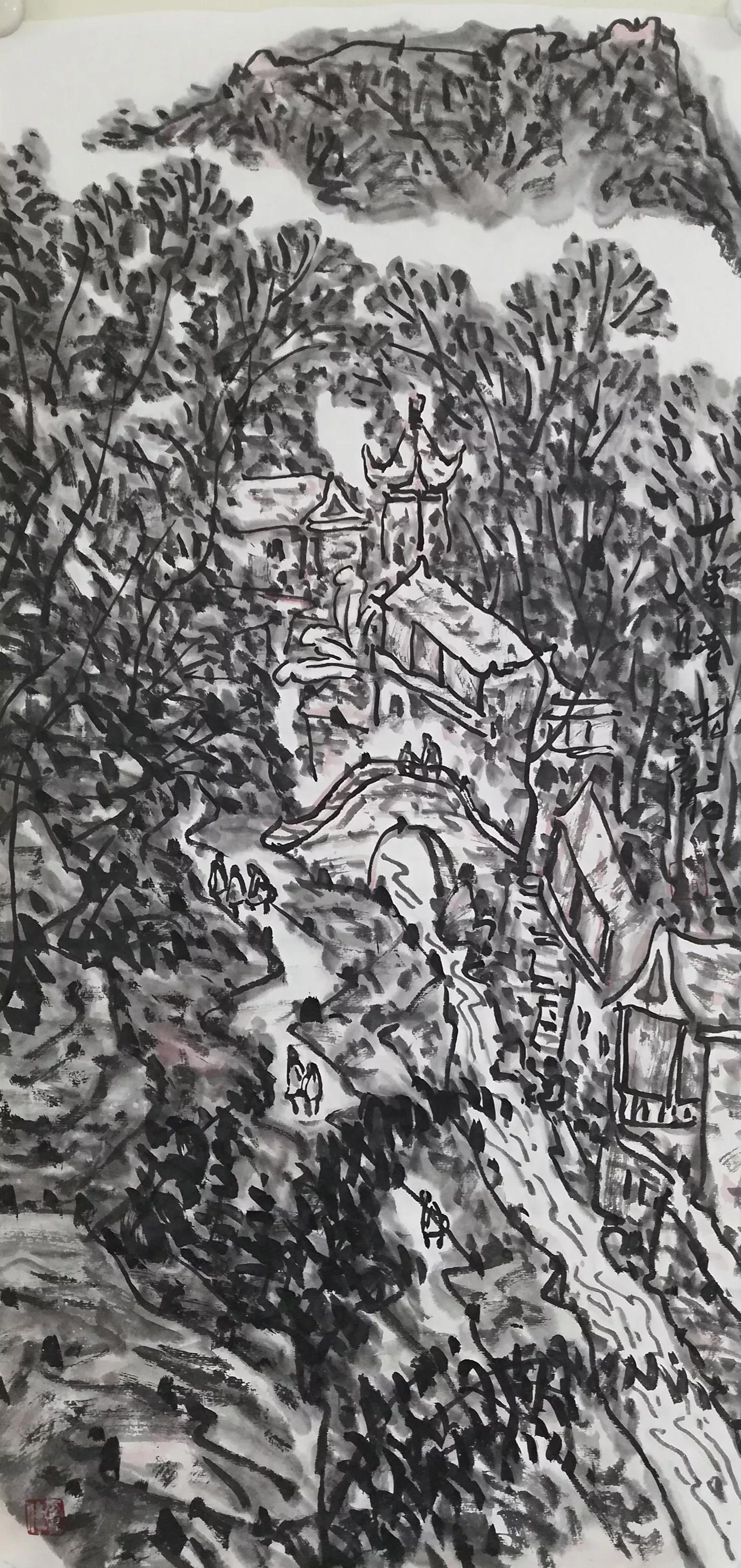 Appreciation of the new works of Chinese painter Zhao Xuewei's ...