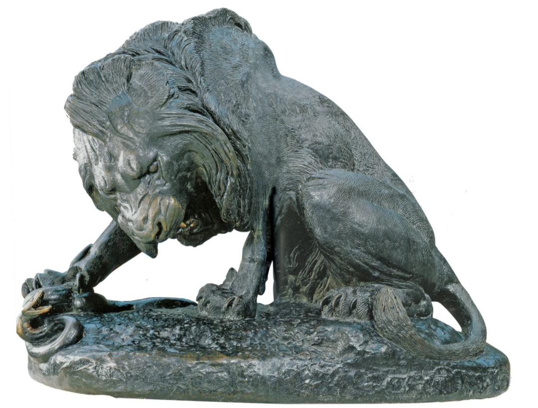 Lion and snake fighting each other?fancy - iNEWS