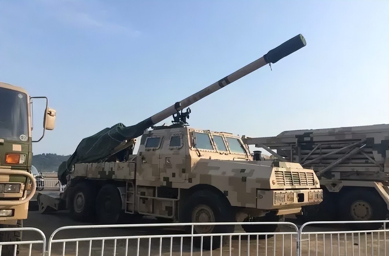 The domestic 155-caliber artillery has a range of 50 kilometers and an ...