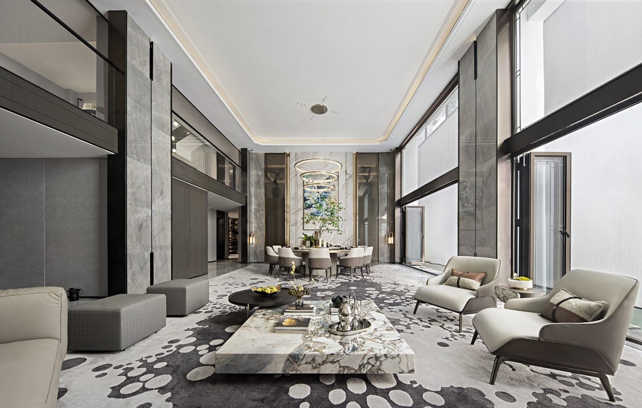 Wild Rose Design: 860㎡ villa in the middle of the lake, hidden in the ...