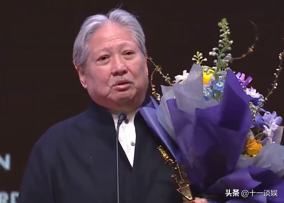 Sammo Hung won the Asian Film Lifetime Achievement Award, choked up ...