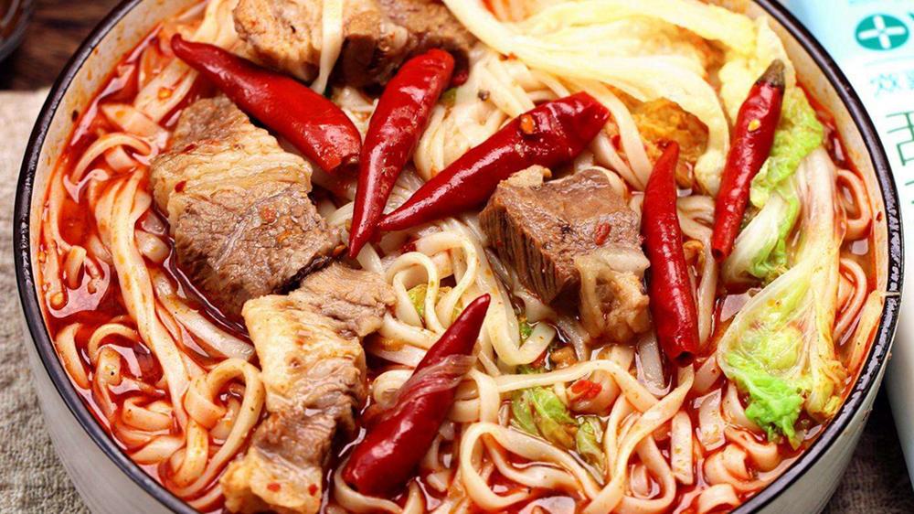 The authentic method of Sichuan Zizhong's special rabbit noodles, the ...