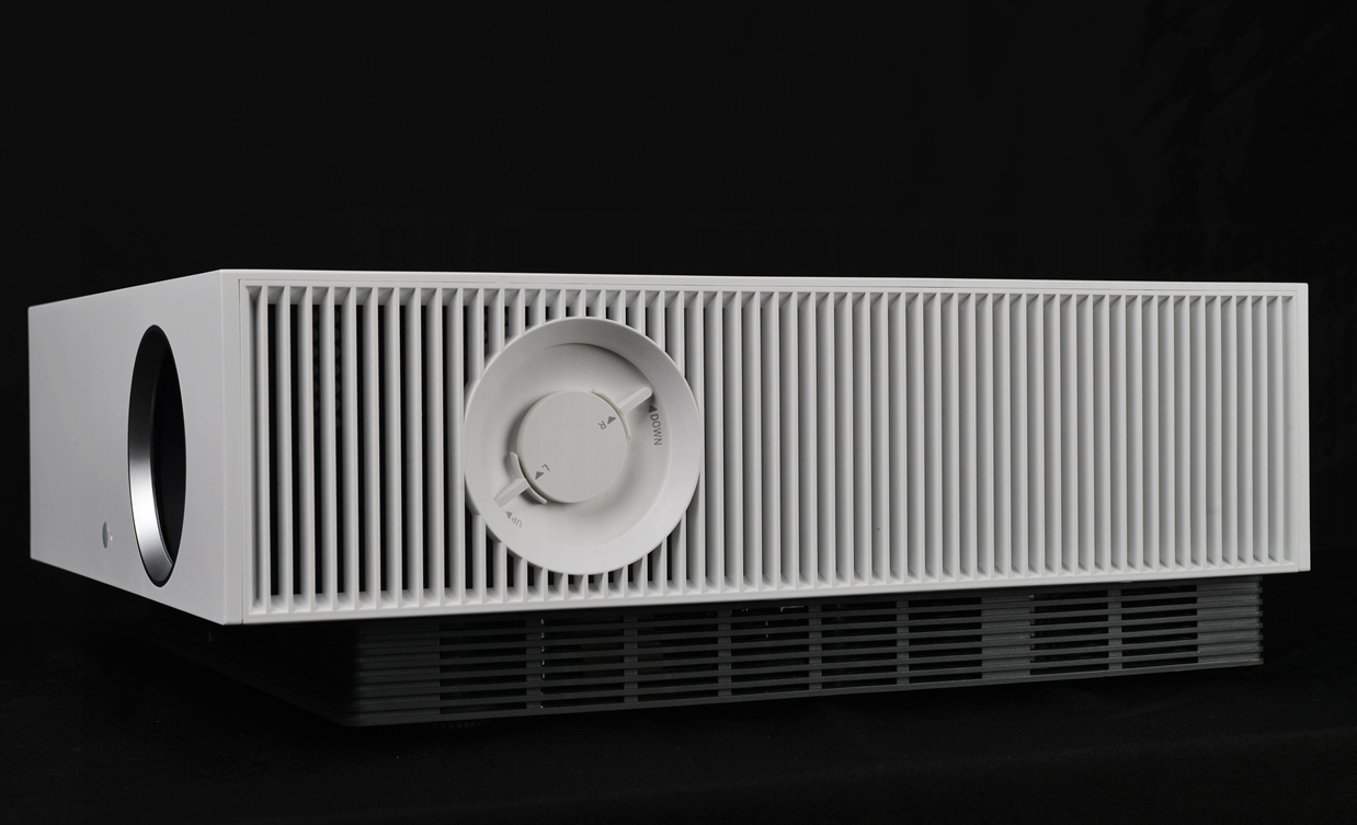 Home theater viewing artifact - LG AU810PW 4K two-color laser projector ...