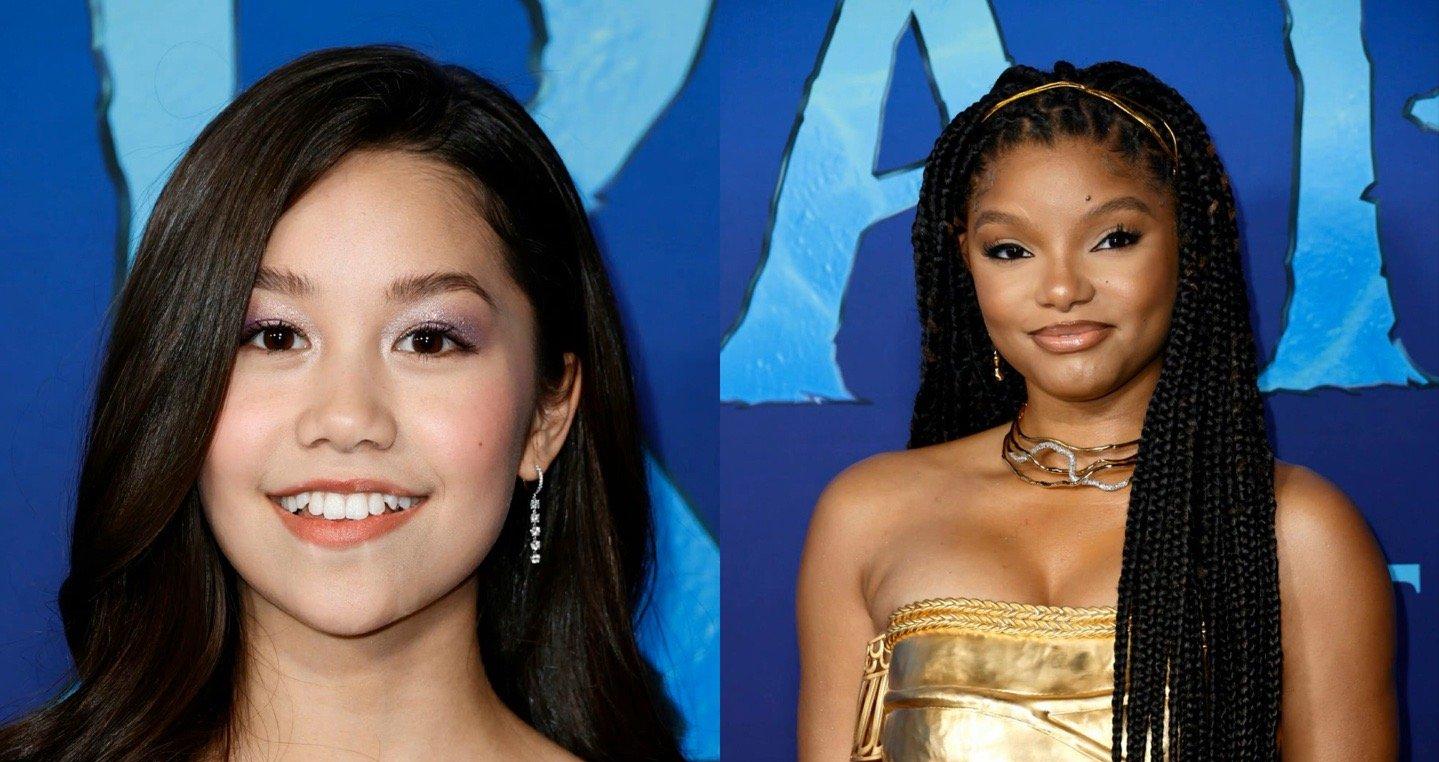 Spicy eyes!Avatar 2 world premiere "The Little Mermaid" black actress ...