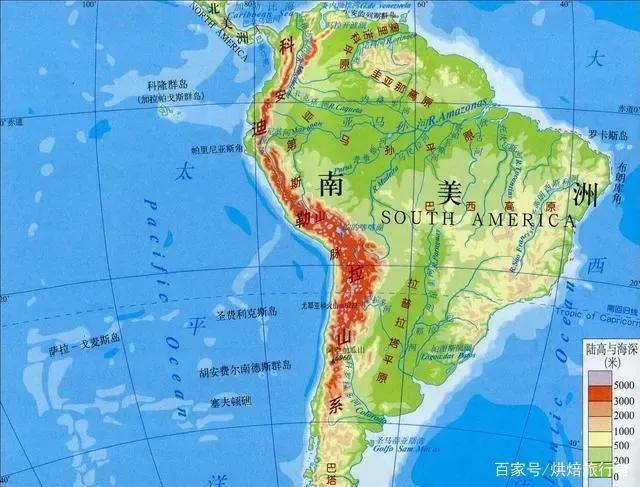 The longest fold mountain system in the world - the Cordillera ...